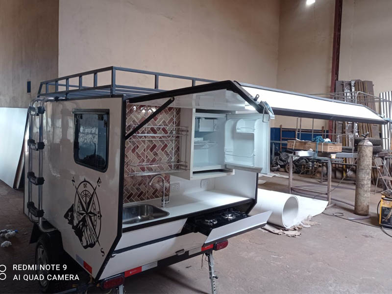 RGW ComÃ©rcio CAR Trailers Mini Camper Motor Home