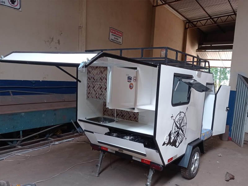 RGW ComÃ©rcio CAR Trailers Mini Camper Motor Home